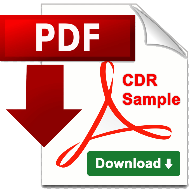 CDR Sample PDF & Competency Demonstration Report Sample PDF - CDRReport.Net
